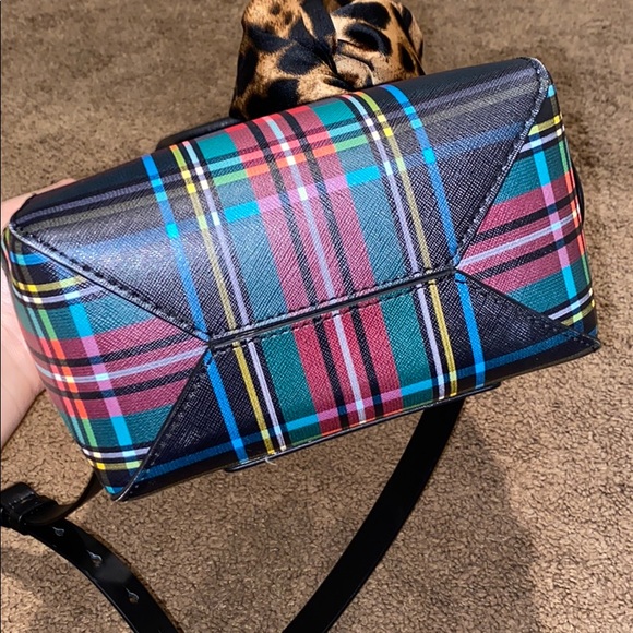 J. Crew | Bags | Jcrew Black And Plaid Purse | Poshmark